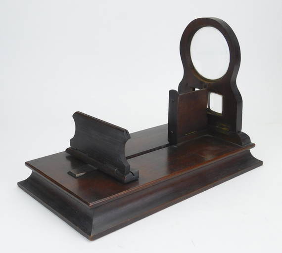 Victorian Stereoptic Folding Table Top Viewer