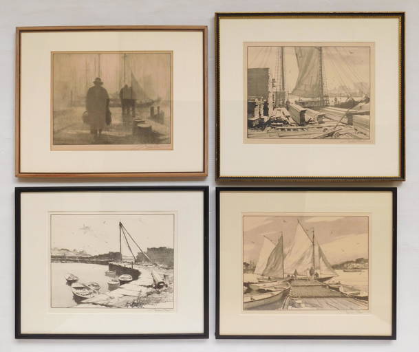 4 Gordon Grant lithographs - Aug 13, 2022 | Rachel Davis Fine Arts in OH