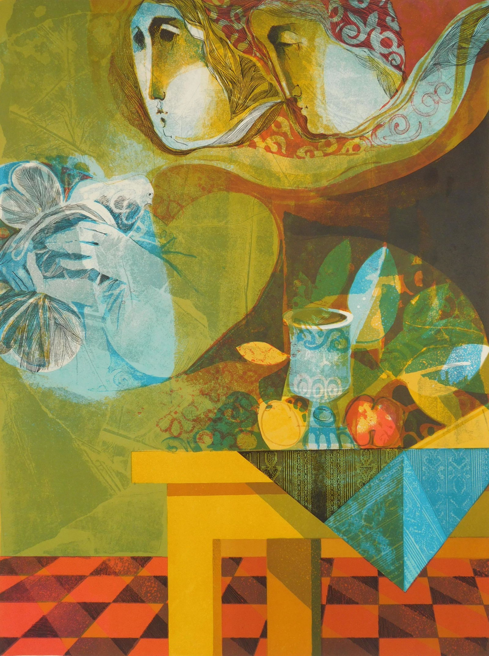 Sunol Alvar Lithograph