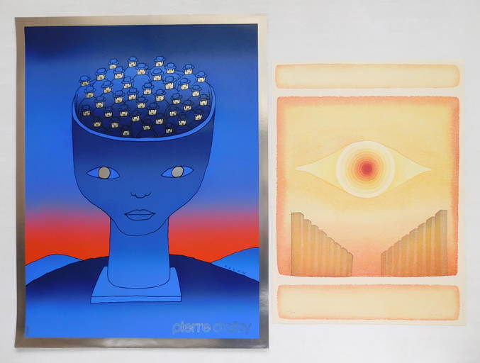 2 Jean Michel Folon Prints