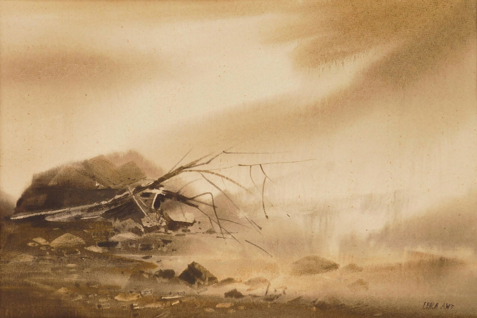 Fred Leach watercolor - Mar 25, 2023 | Rachel Davis Fine Arts in OH