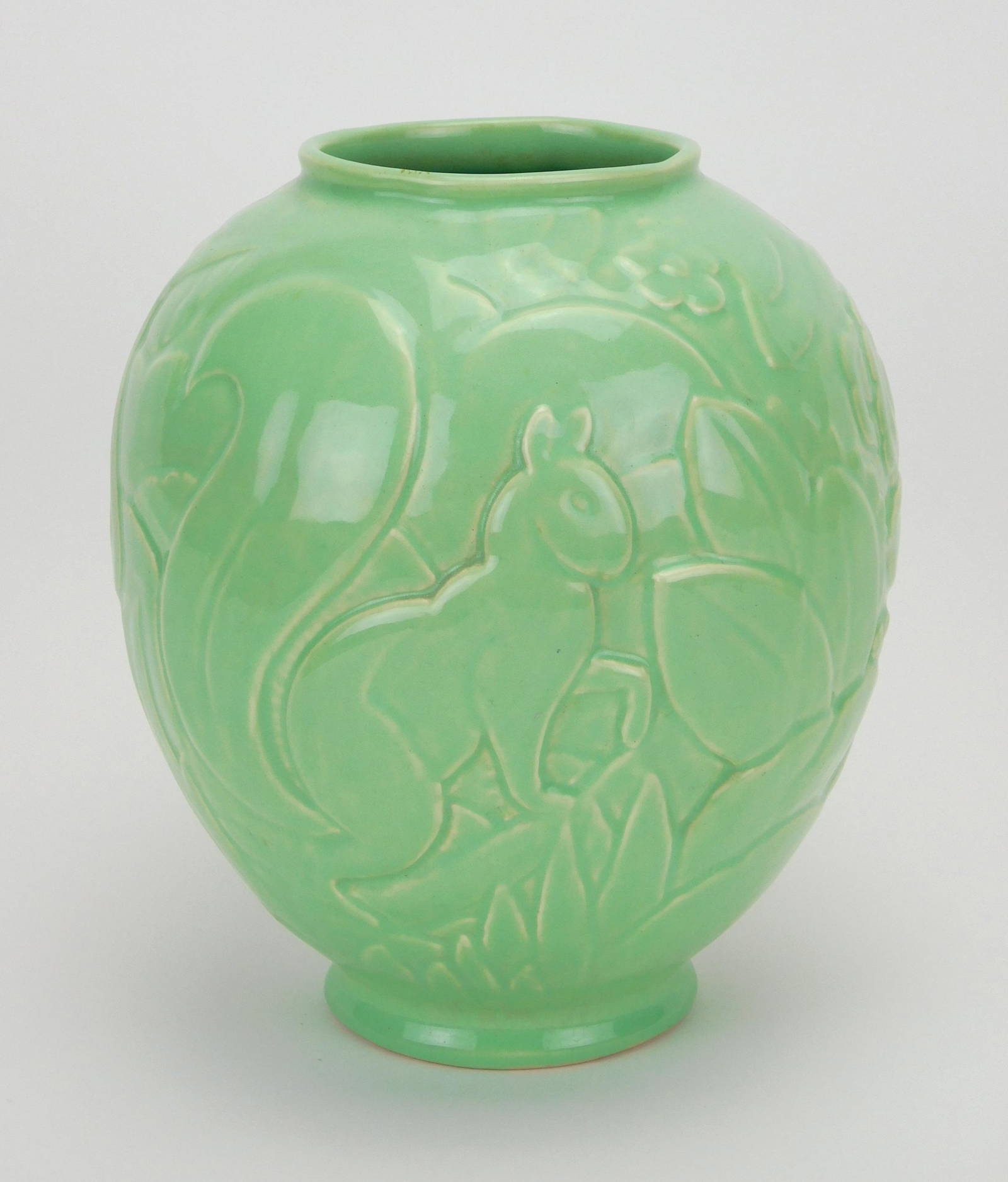 Cowan Squirrel Vase Auction