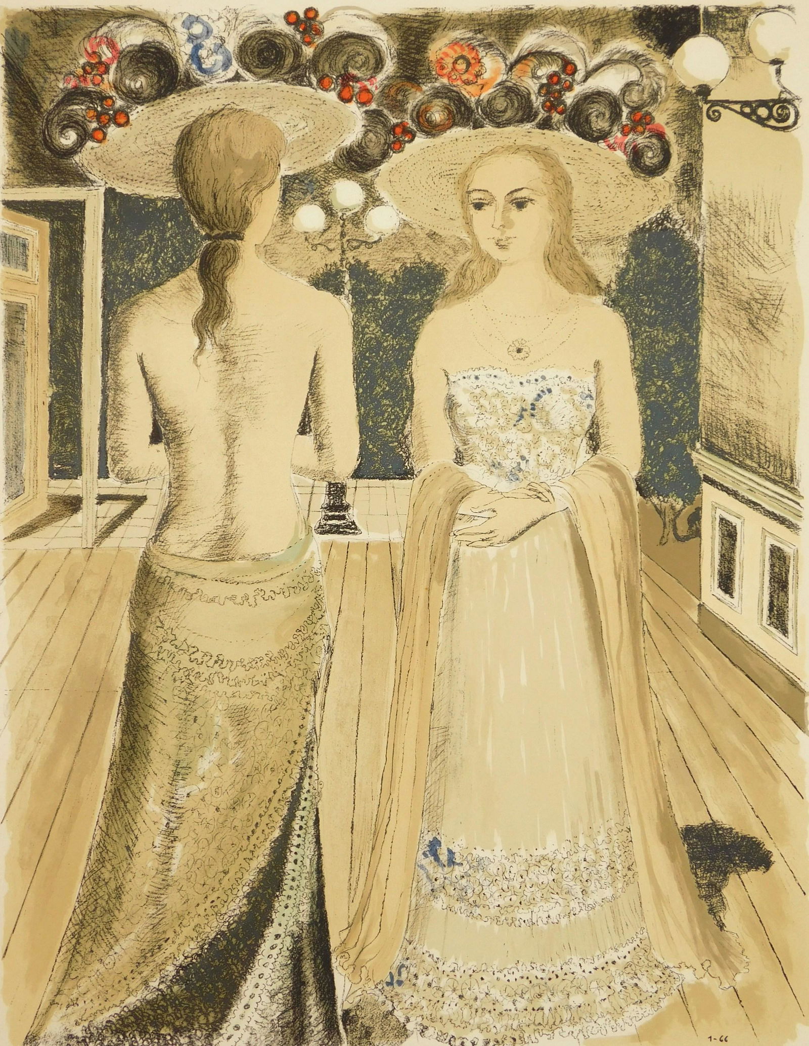 Paul Delvaux Lithograph Auction