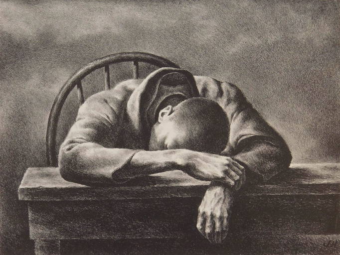 Joseph Hirsch Lithograph