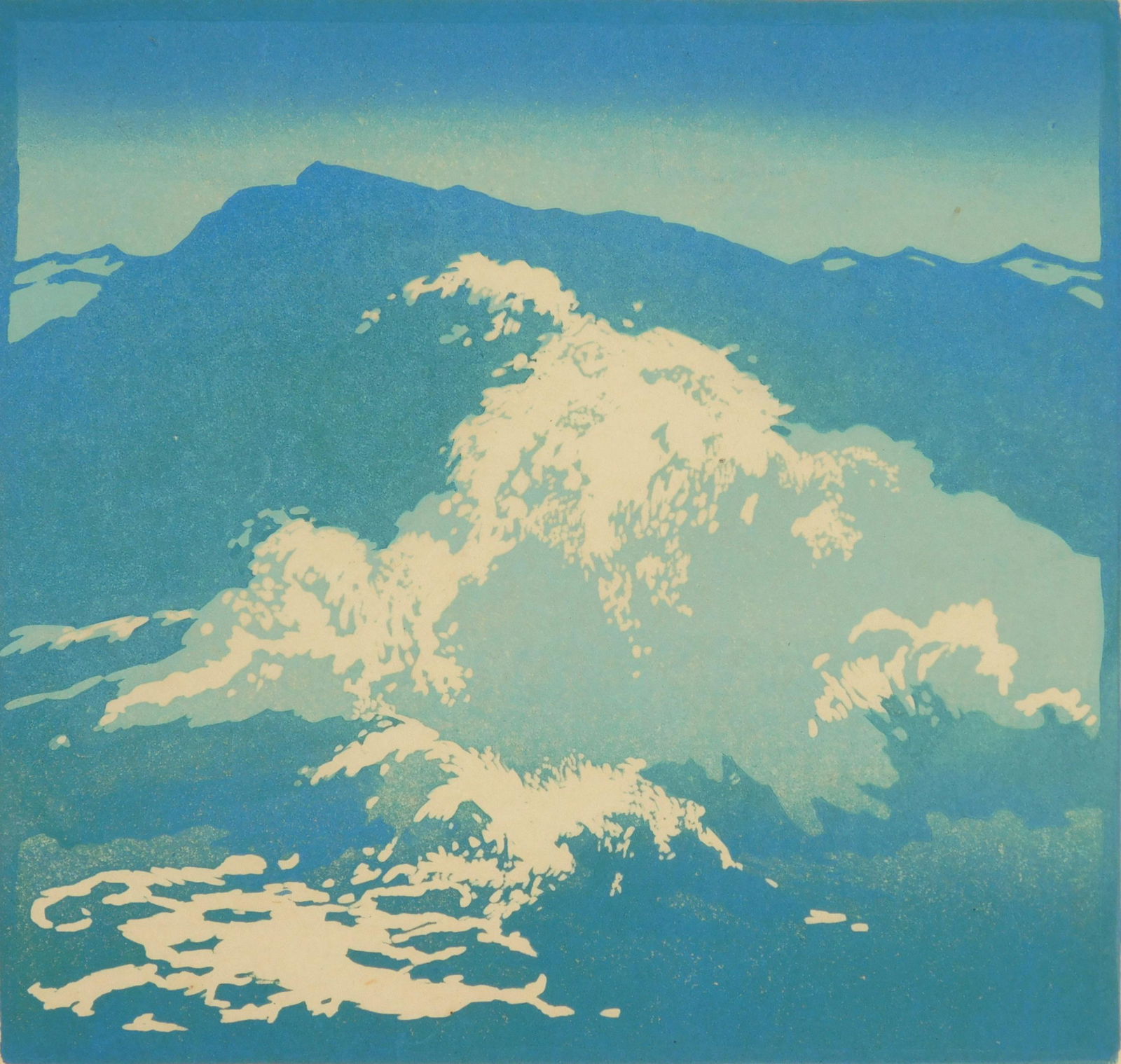 Eva Watson Linocut Auction