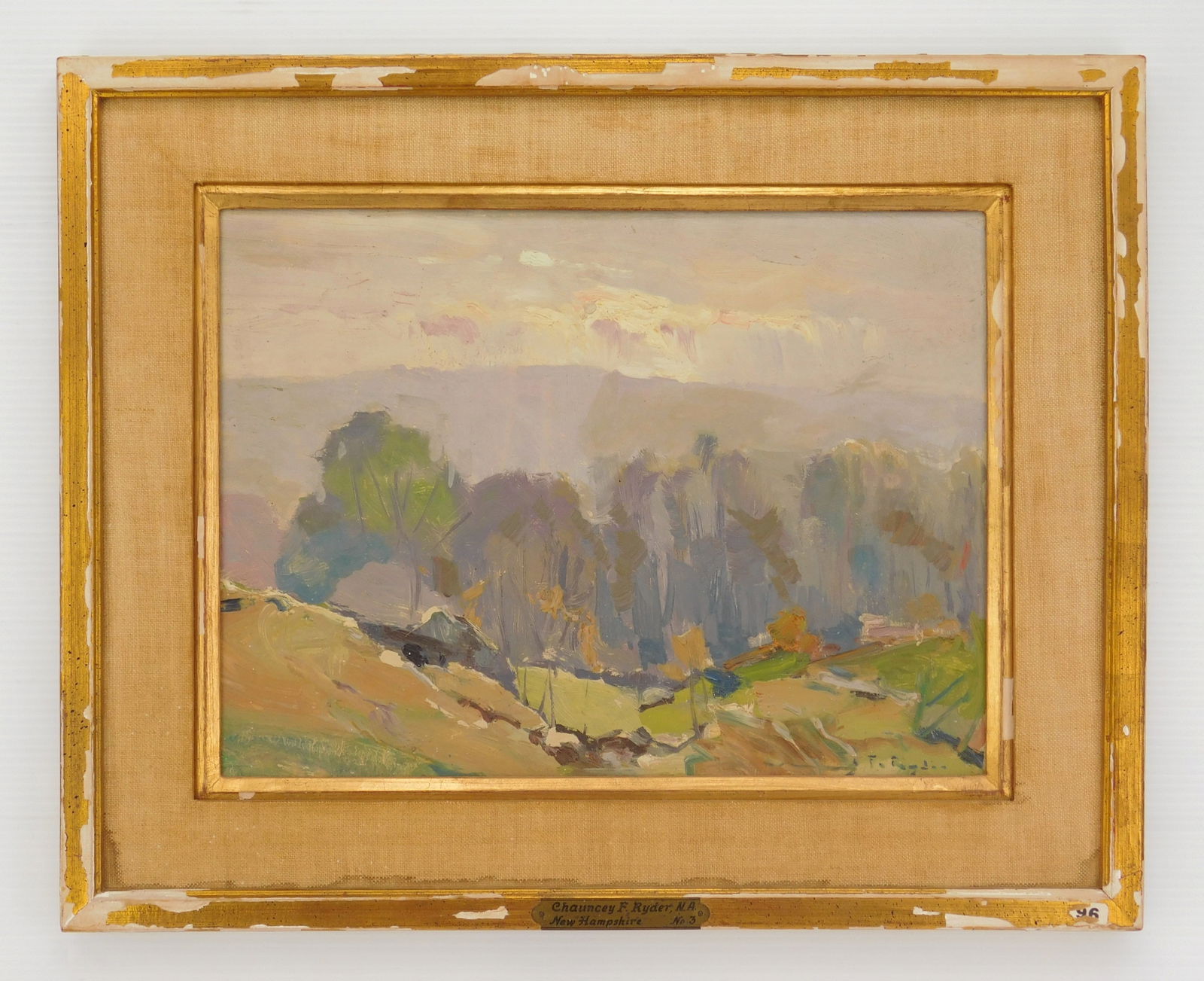 Chauncy F. Ryder Oil Auction