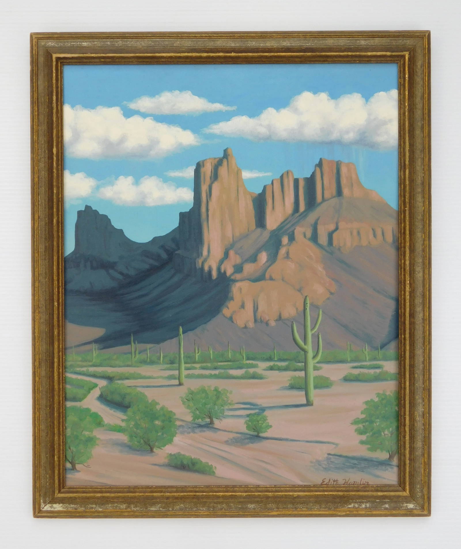 Edith Hamlin Oil Auction