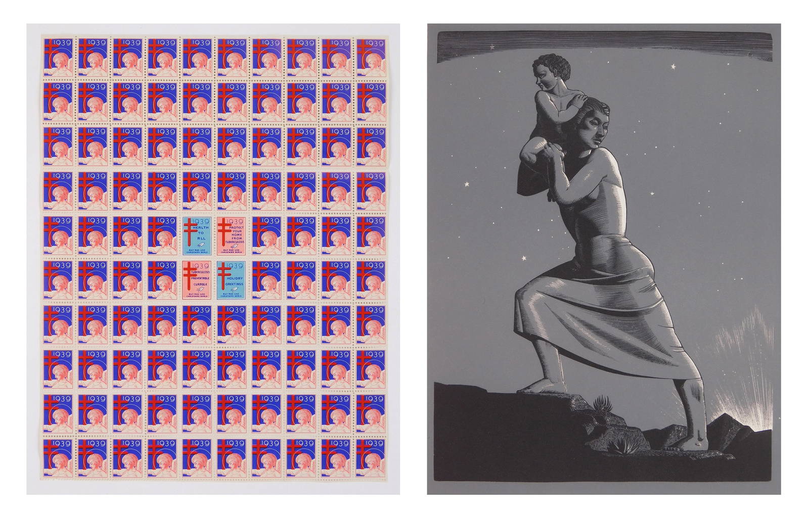 Rockwell Kent Wood Engraving Auction