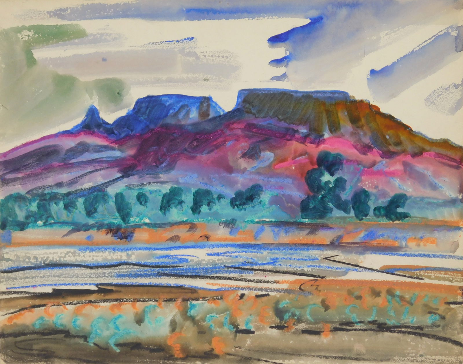 Frank N. Wilcox Watercolor Auction