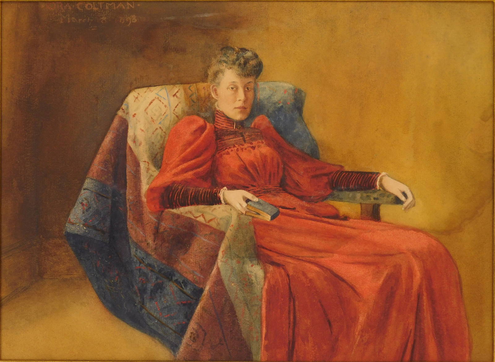 Ora Coltman (american, 1858-1940) Watercolor Auction