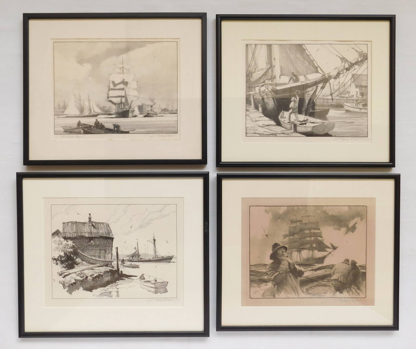 Gordon Grant (american 1875-1962)4 Lithographs Auction