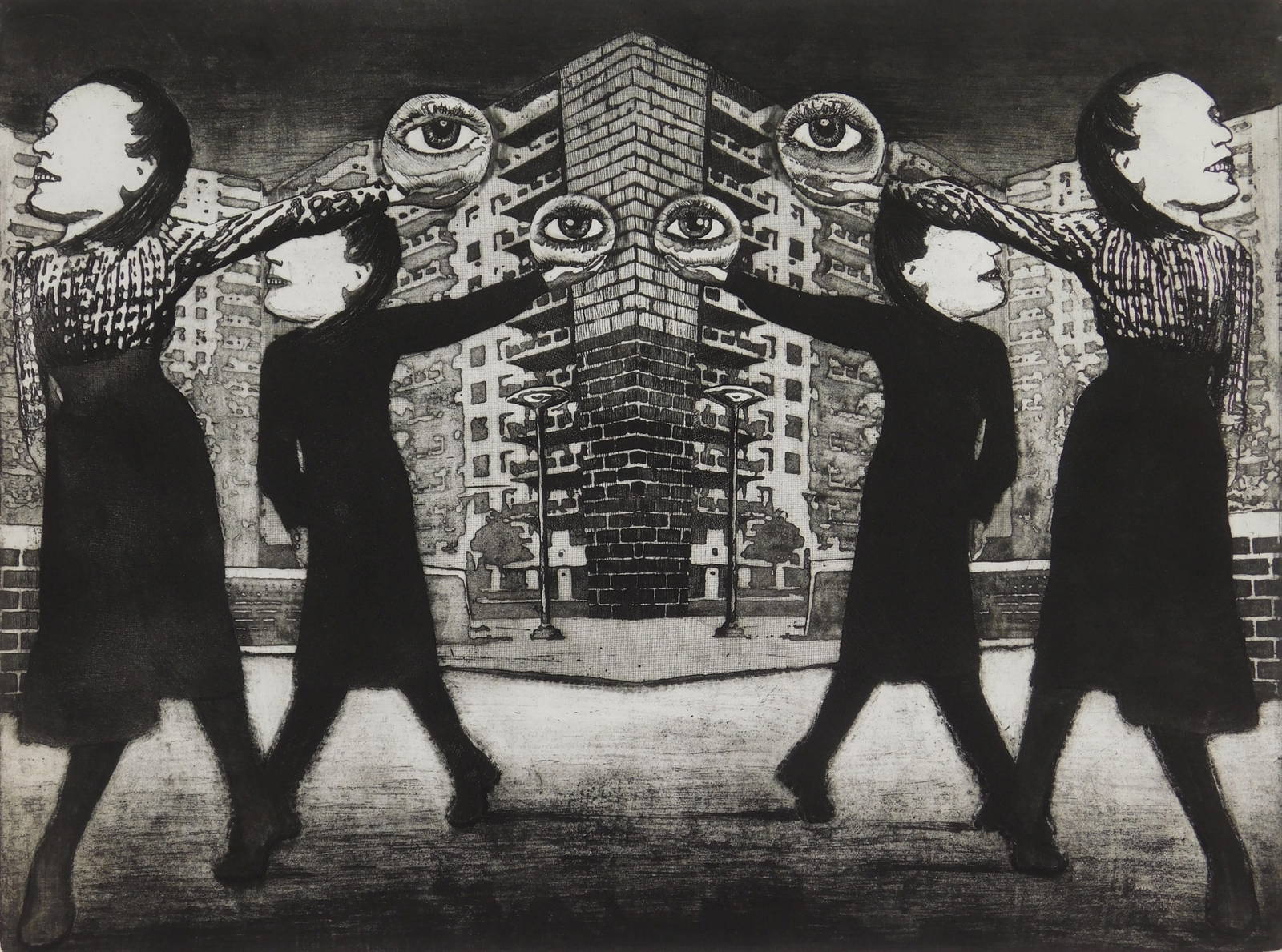 Alexander Aitken (amerian 20th/ 21st C.) Etching Auction