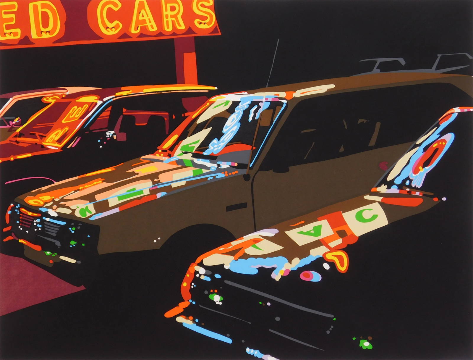 Joseph Craig English (american, 1947- ) Silkscreen Auction