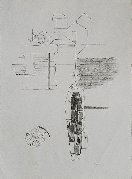 Robert Gwathmey Lithograph
