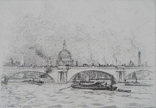 Charles Edward Holloway Lithograph