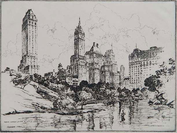 Alexander Stern etching