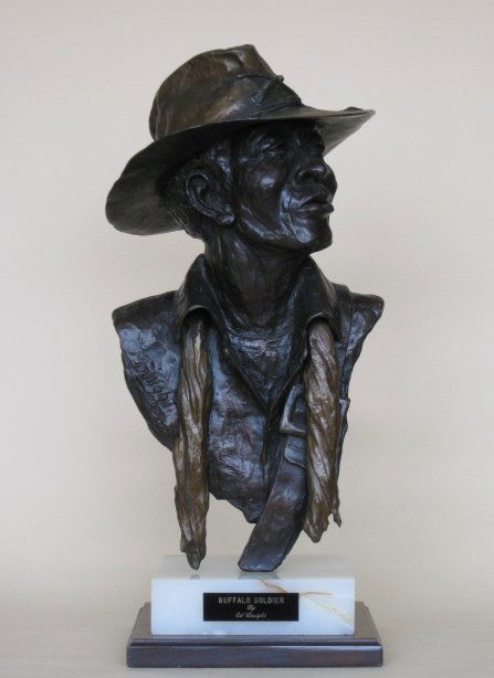 Ed Dwight bronze sculpture