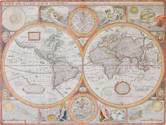 John Speed World Map