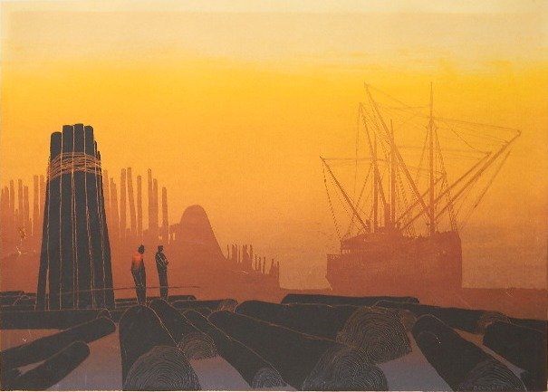 Elton Bennett serigraph