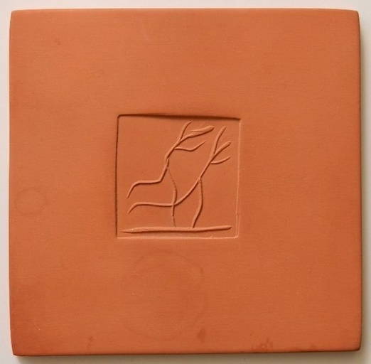 Pablo Picasso Red Earthenware Clay Tile