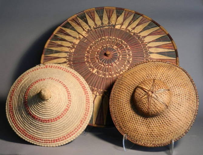 3 Southeast Asian Hats