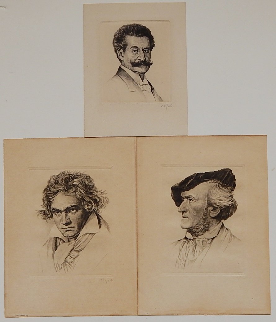 Waldemar Pech 3 etchings - Aug 09, 2014 | Rachel Davis Fine Arts in OH