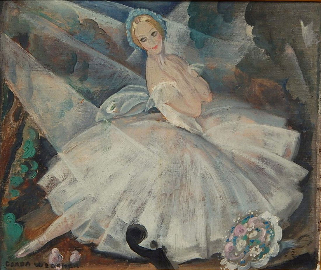 Gerda Wegener oil