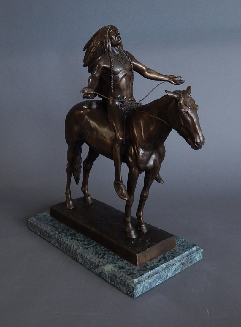 Cyrus Dallin bronze sculpture