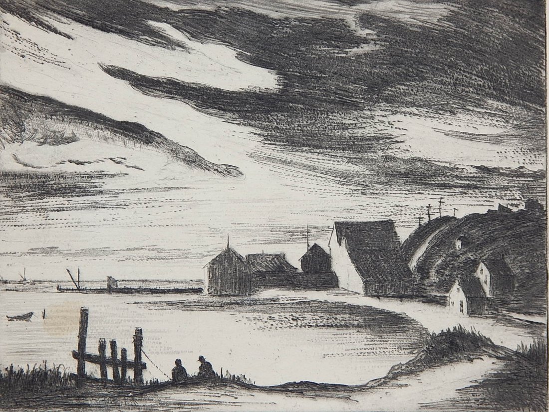 Harry Shokler etching - Feb 14, 2015 | Rachel Davis Fine Arts in OH