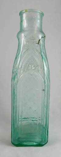 Food Blown Molded Cathedral/gothic Pickle Bottle