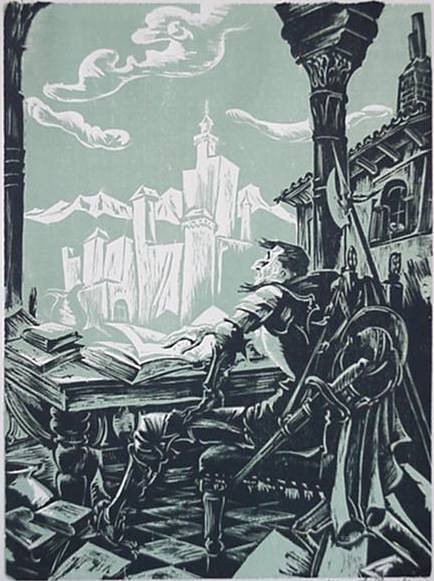 Hans Mueller Wood Cut