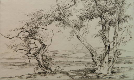Alfred Hutty Etching