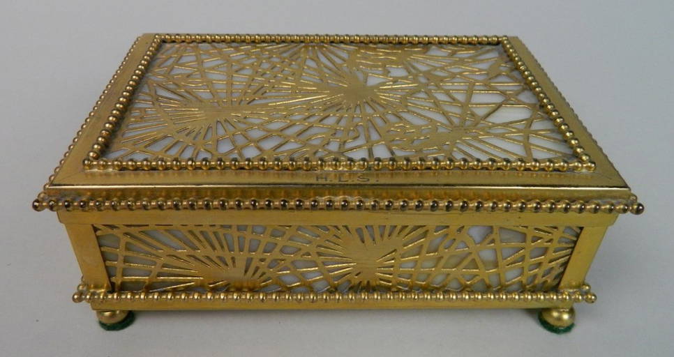 Tiffany Studios 'pine Cone' Box