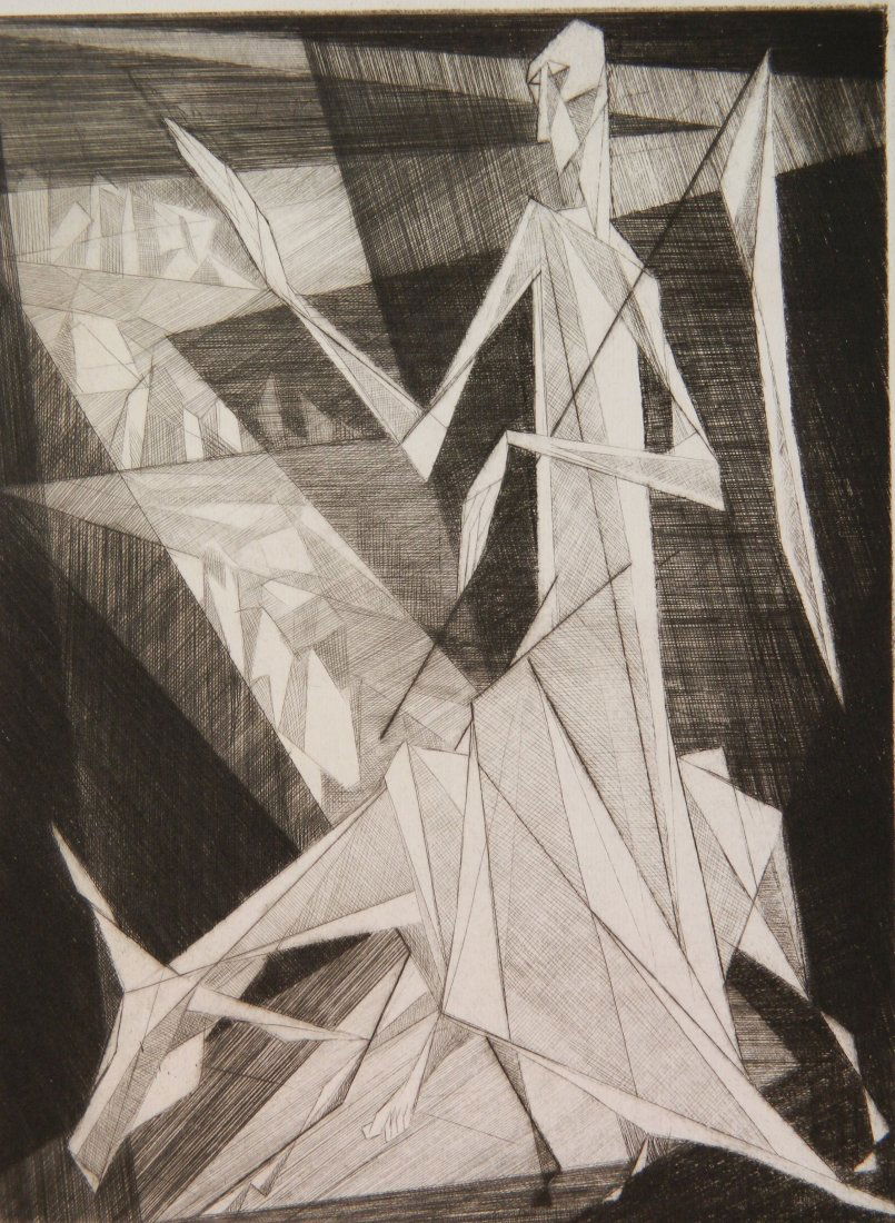 Isaac Friedlander etching