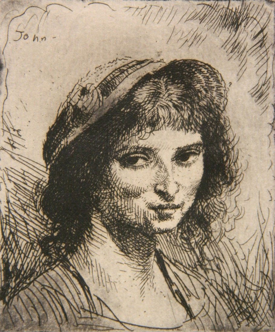 Augustus John etching - Oct 22, 2016 | Rachel Davis Fine Arts in OH