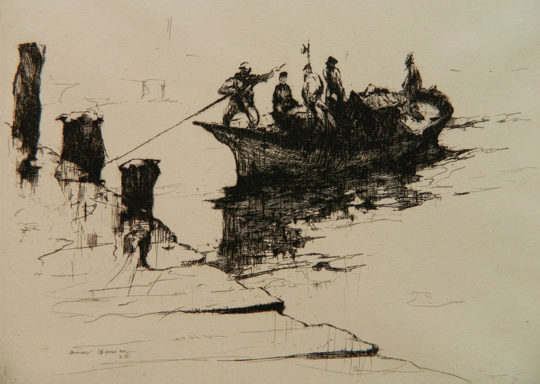 Armin Hansen Etching - Dec 10, 2016 | Rachel Davis Fine Arts In Oh