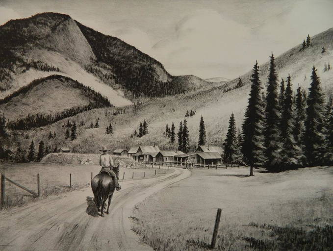 Philip Cheney Lithograph