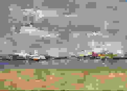 K. Shava ‘the Beach Iii’ Original Signed Painting – 37x27 Auction