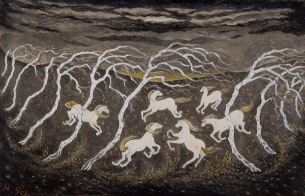3182 Hans Schmithals Landscape With Horses Around 19