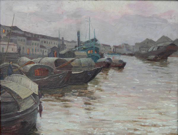 André Delacroix, Flussszene In Songtambac, Vietnam