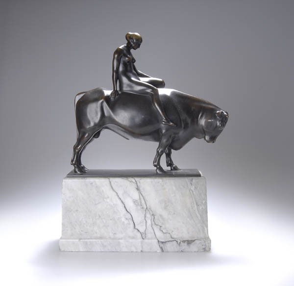 Georg Wrba, Allegoric Figure Of Europe On A Bull,