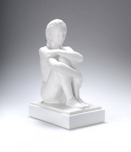 Richard Scheibe, 'sitzendes Mädchen', 1934