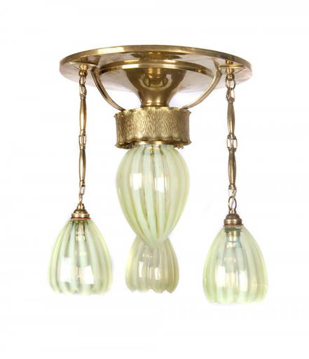 Harrachsche Glashütte Neuwelt Deckenlampe Um 1