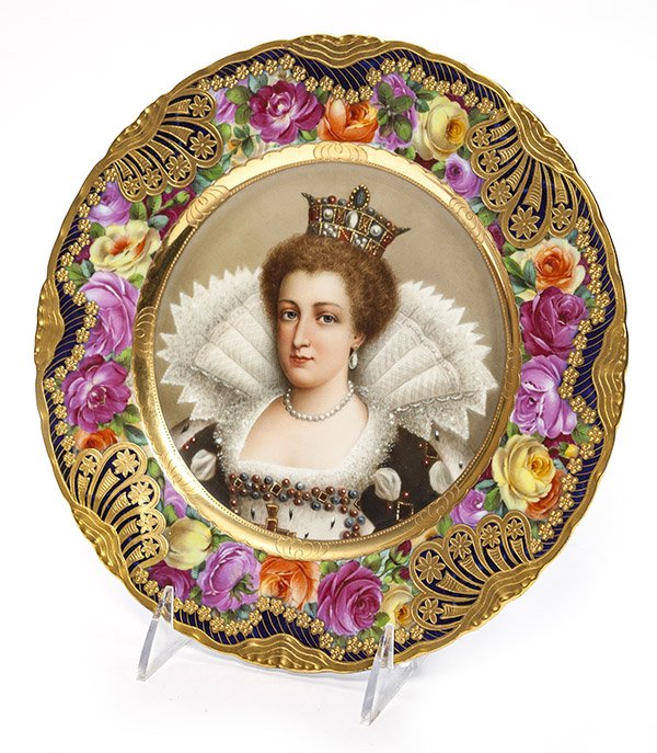 Royal Vienna Portrait Plate