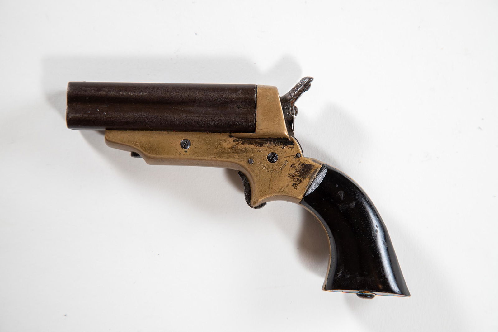 Early C. Sharps 1859 Derringer Pepper Box - Jul 11, 2021 | Vandenbrook ...