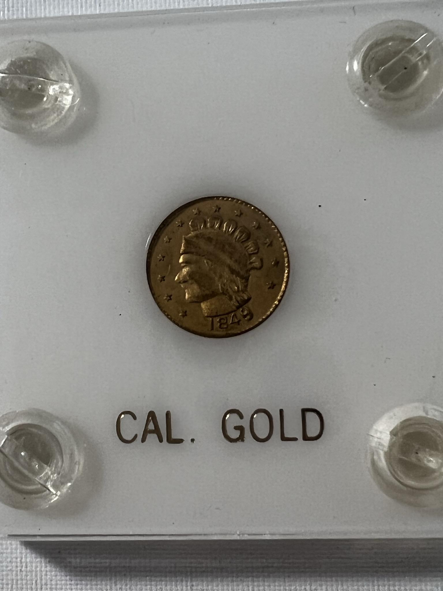 1849 California Gold Coin Auction