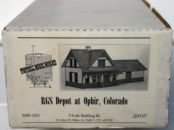 Foothill Model Works Fmw 1003 Sn3 Rgs Depot At Ophi