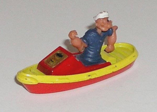 Corgi Popeye In Boat