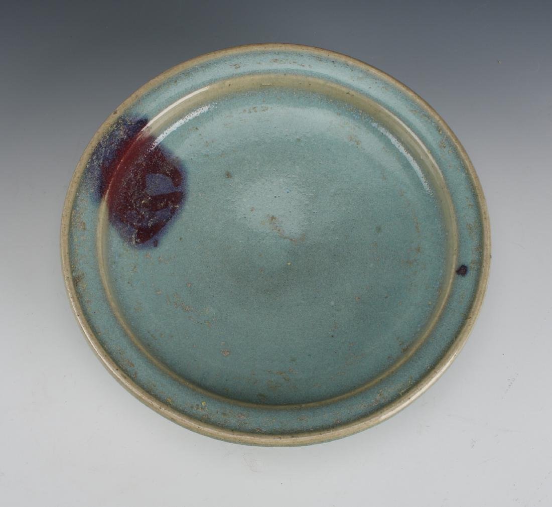 A CHINESE YUAN DYNASTY JUN-YAO PLATE