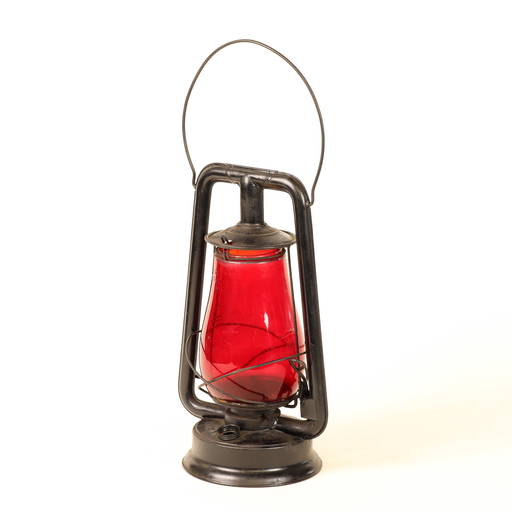 Embury Manufacturing Red Railroad Lantern